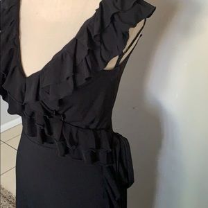Suzi Chin for Maggy Boutique | Dresses | Sexy Black Wrap Dress With ...